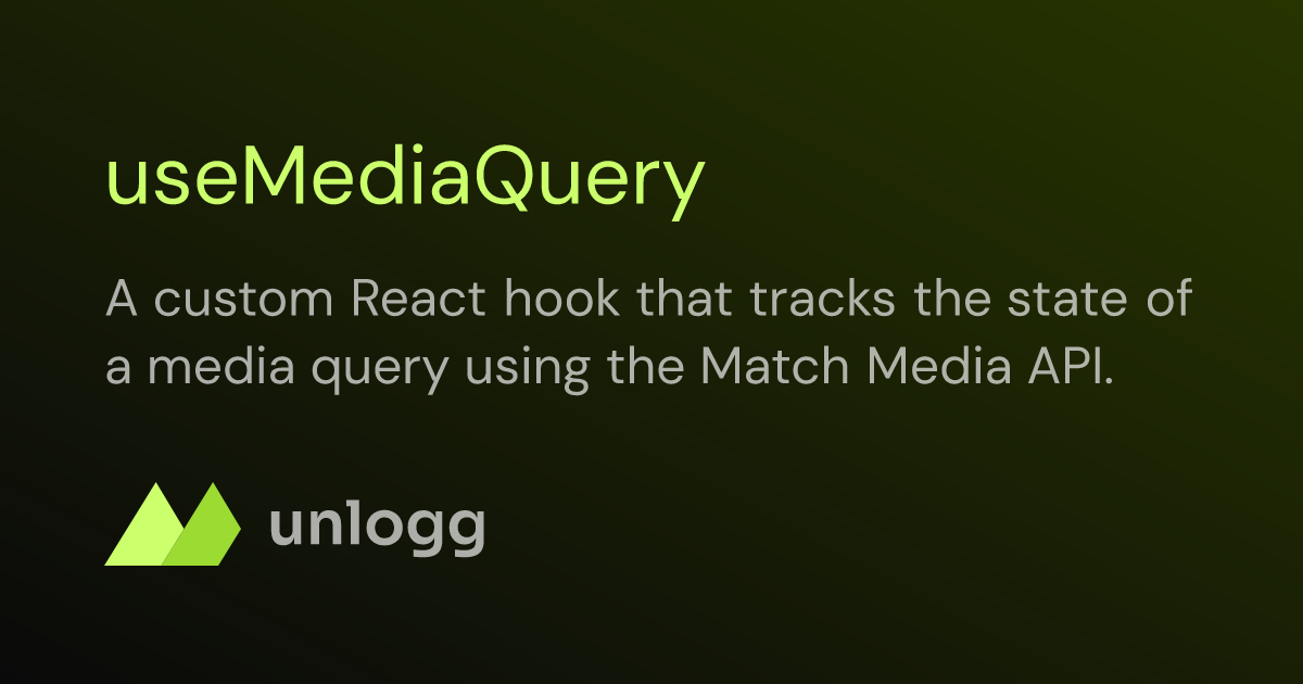 useMediaQuery